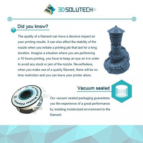 3D Solutech Natural Clear PLA Filament 1.75MM | 3D Printing Today - 3D ...
